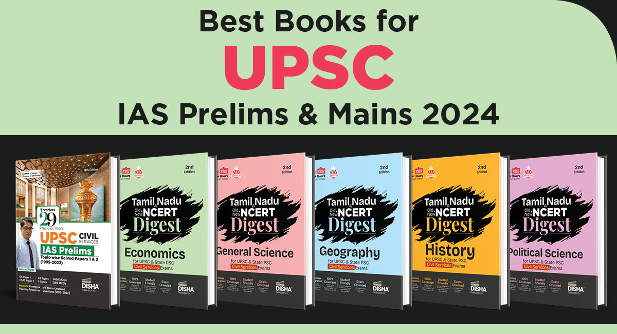 Best Books for UPSC IAS Prelims & Mains 2024 – Disha Publication