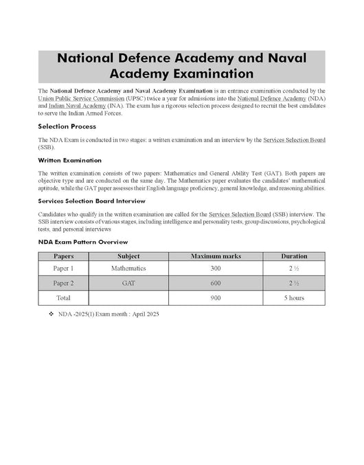 Disha 19 Year-wise NDA/ NA Previous Year Solved Papers Phase I & II (2 ...
