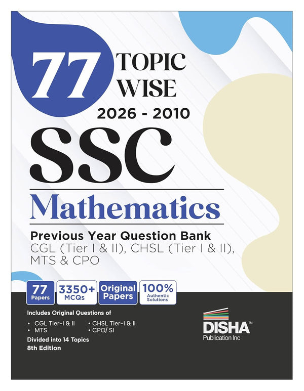#1 Best SSC Exam Books 2026 – PYQs, Syllabus & Practice – Disha Publication