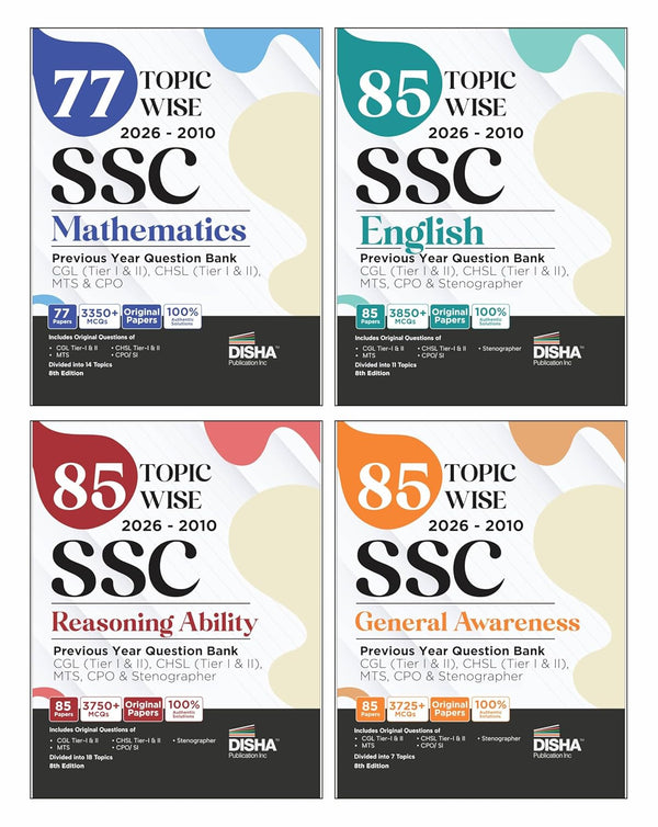 SSC-CGL Exam Books – Disha Publication