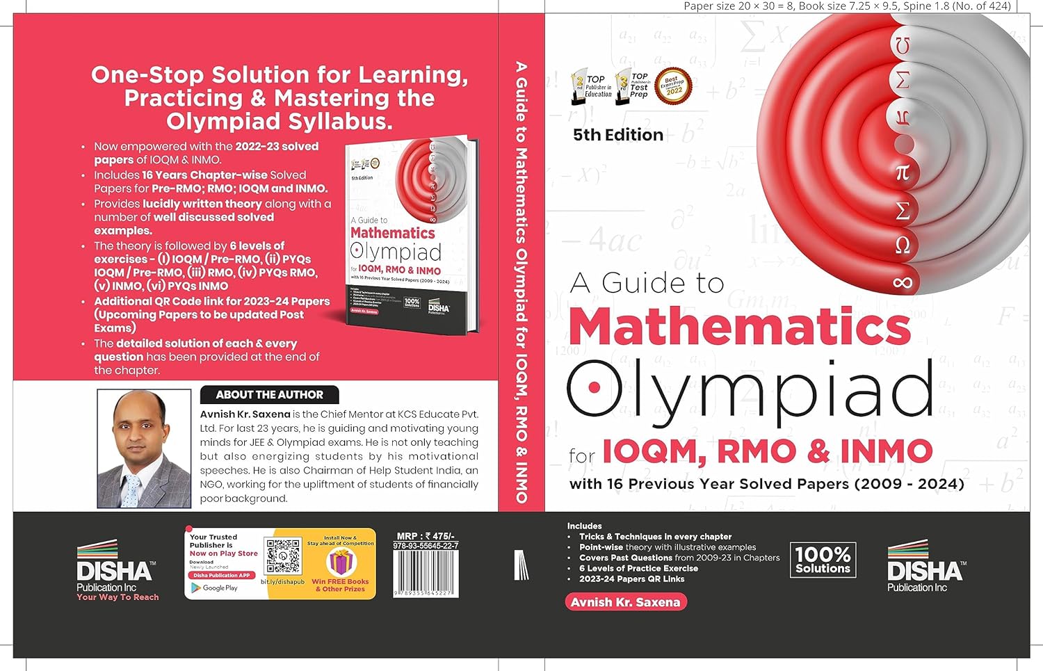 A Guide to Mathematics Olympiad for IOQM, RMO & INMO with 16 Previous ...