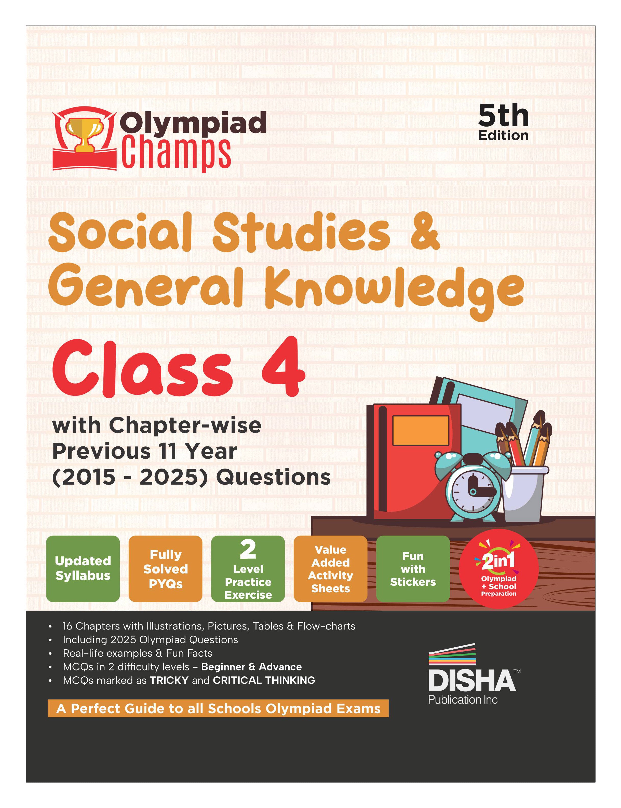 Disha Olympiad Champs Social Studies & General Knowledge Class 4 with ...