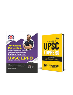 UPSC EPFO (EO/AO/APFC) Combo: Accounting Principles, Labour Laws, Soci – Disha Publication
